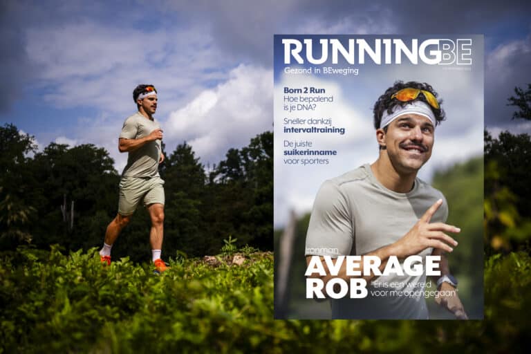 Nieuw RunningBE magazine met Ironman Average Rob - RunningBE